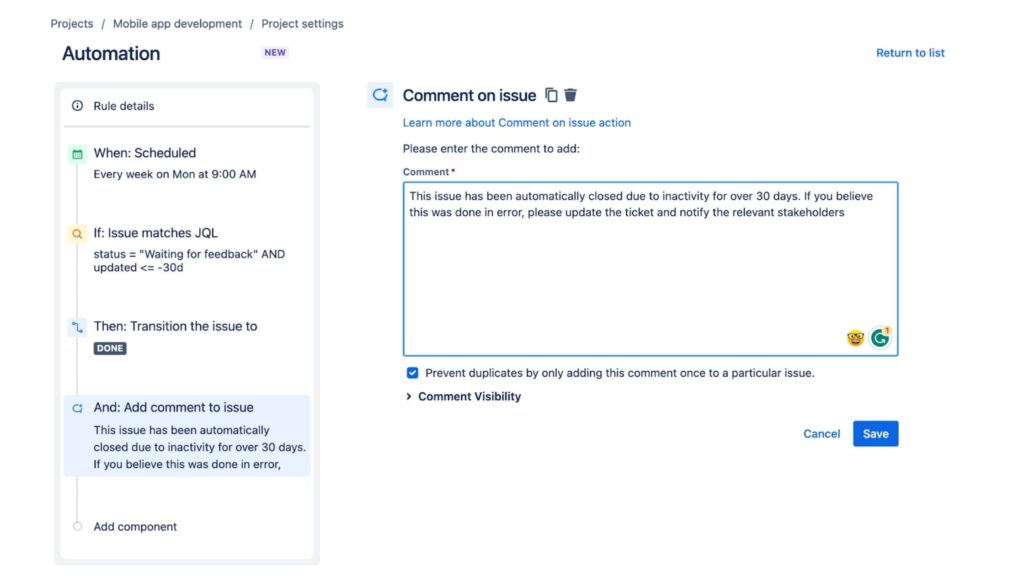 Jira Guru | Jira Automation: Cách tạo rule và 5 rules bạn cần biết