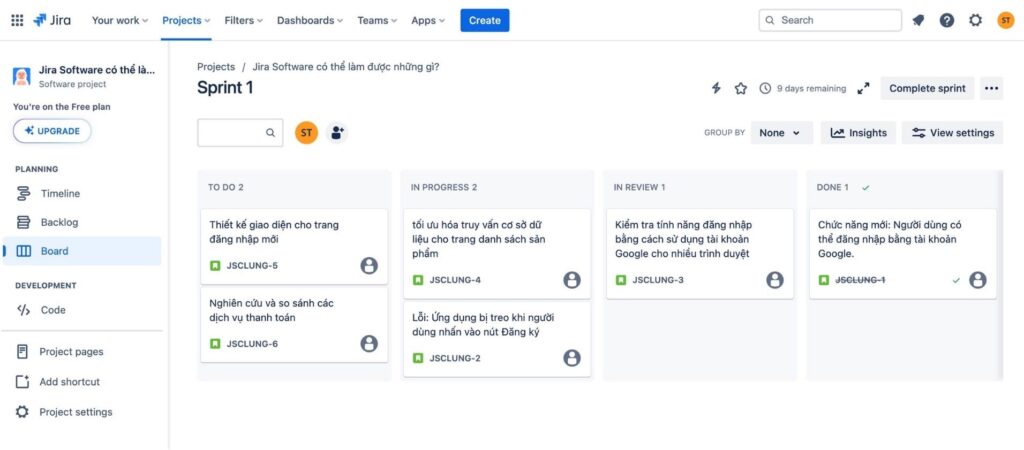 Jira Software - DevSamurai Vietnam